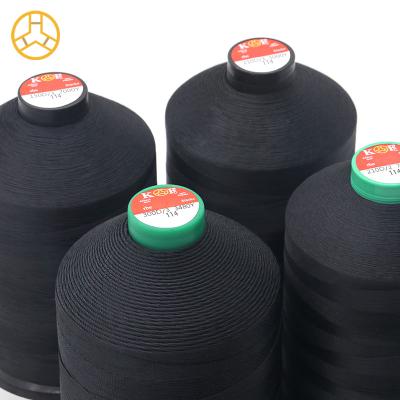 Cina 100% poliestere nero 210D/3 filo di nylon per coperte e materassi Super 450g in vendita