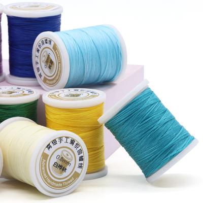 中国 20g 重量 メルセライズド フラット シューティング 粗い 毛糸 ワックス 糸 革工芸品 修理 販売のため