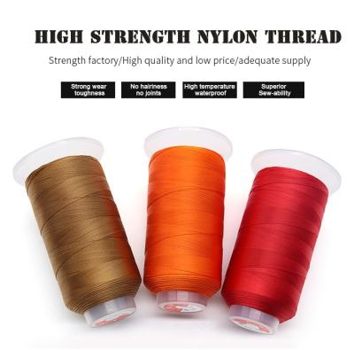 Cina Supporto 7 giorni Ordine campione Tempo di consegna 100g Filato di nylon ad alta tenacità per prodotti in pelle in vendita