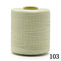 China Polyester Wax Bonded Braided Thread for Leather Sewing Thread 250D/16 Flat Waxed Threads for sale