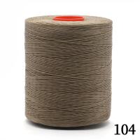 China Polyester Wax Bonded Braided Thread for Leather Sewing Thread 250D/16 Flat Waxed Threads for sale