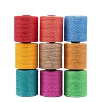 China Polyester Wax Bonded Braided Thread for Leather Sewing Thread 250D/16 Flat Waxed Threads for sale
