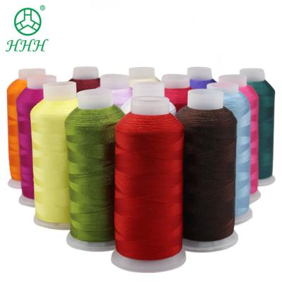 Cina MERCERIZED 5000m 150D/2 100% filo di poliestere per ricamo macchina colorato 160g in vendita