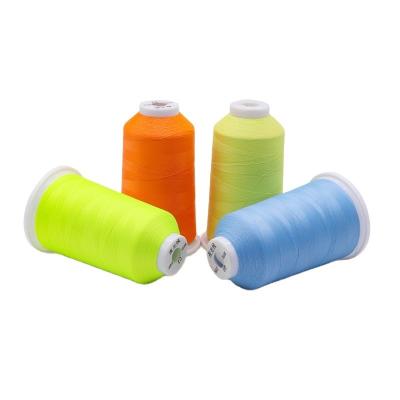 Cina 100g Peso netto filo da cucire Kangfa Glow in the Dark Poliester ricamo luminoso in vendita