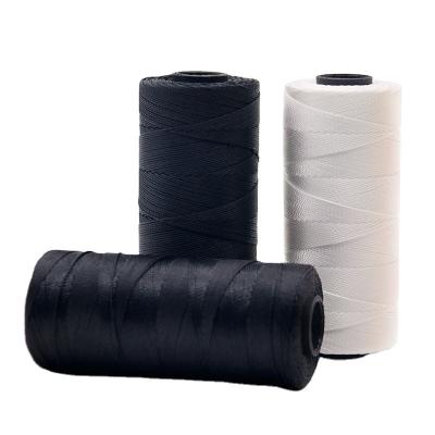 China 210D/12PLY 210D/18PLY 100% polyester visnetdraad voor het naaien van leer en kleding Te koop