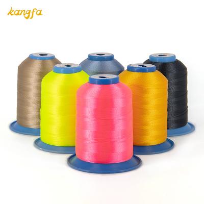 China Fios de costura de nylon de alta resistência à tração 210D/3 para sacos Produtos de couro e sapatos à venda