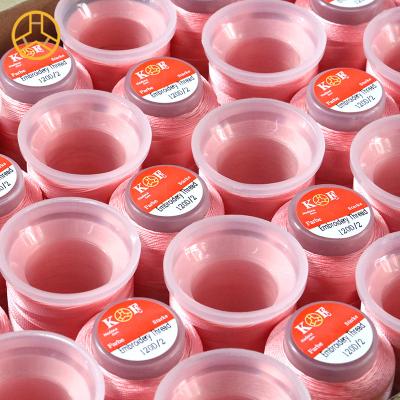 Cina Set di piccoli coni da 40 pezzi 120D/2 filo ricamo in poliestere 1000Y e OEM/ODM accettato in vendita