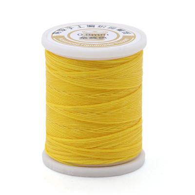 Cina Poliestere/materiale ceroso filo di cuoio cucito a mano 0,8 mm filo di cera piatto 50 m in vendita