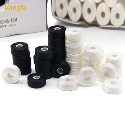 中国 プラスチック・コーン・カンファ 特別刺身用の前回りボビン刺身糸 75D/2 販売のため