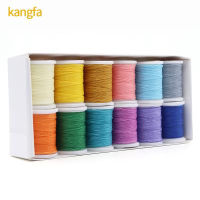 Cina Poliestere/ Kangfa cera 150d filo da cucire 0,8 mm 50 metri personalizzato per cucire a mano in vendita