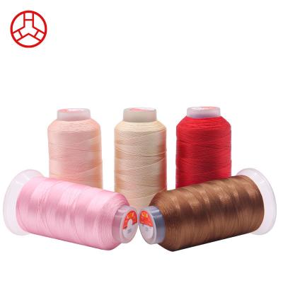 China 100% nylon draad voor hoge sterkte polyester schoenen 100 g netto gewicht kegel Te koop