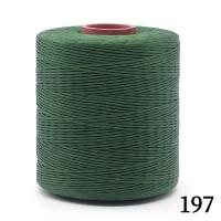 China Supply 300D/16 Flat Wax Thread for Leather Sewing Polyester Wax Bonded Braided Thread for sale