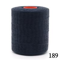 China Supply 300D/16 Flat Wax Thread for Leather Sewing Polyester Wax Bonded Braided Thread for sale