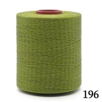China Supply 300D/16 Flat Wax Thread for Leather Sewing Polyester Wax Bonded Braided Thread for sale