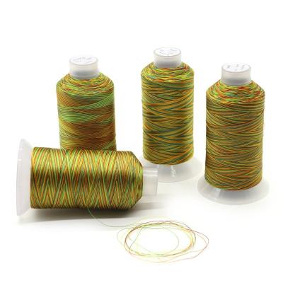 Cina T45 Personalizzato Multicolore 150D/3 250g High Tenacity Polyester Bonded Thread UV Protect in vendita
