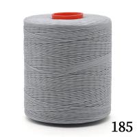 China Supply 300D/16 Flat Wax Thread for Leather Sewing Polyester Wax Bonded Braided Thread for sale