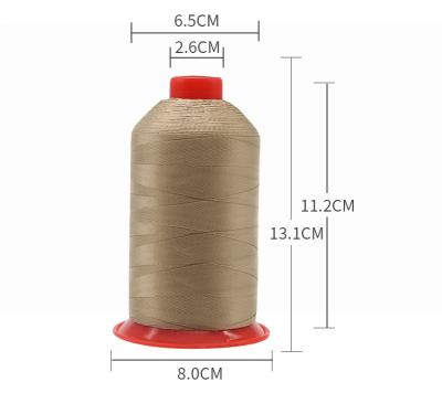 China Filamento de nylon de alta tenacidad negro 250 g Filamento de nylon N66 de costura unido para tejido en color en venta