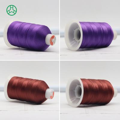 China Filamento de nylon de alta tenacidad negro 250 g Filamento de nylon N66 de costura unido para tejido en color en venta
