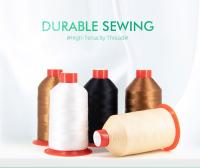 China High Tenacity Bonded Polyester Thread Tex 45 Tex 70 Tex 90 Bonded Nylon Pro Thread v69 for sale