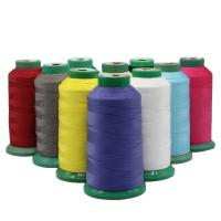 China Strength 10% Polyester Sewing Machine Thread for Leather Upholstery in Dyed Pattern for sale