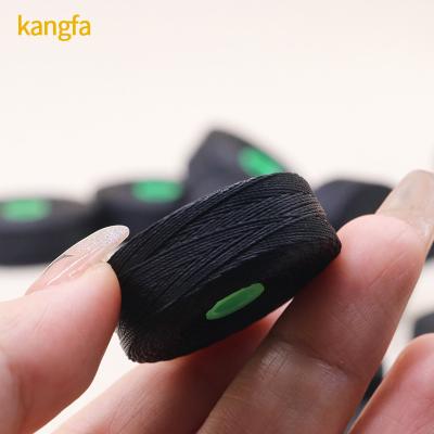 Cina Poliestere Core Magnetico Pre-rivolto Bobbin Thread Magnetico Tex70 con cono trasparente in vendita