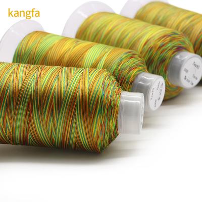Cina Acque resistenti Boho Customized High Tenacity Rainbow Thread Cones Colorato Nylon Bonded Thread in vendita