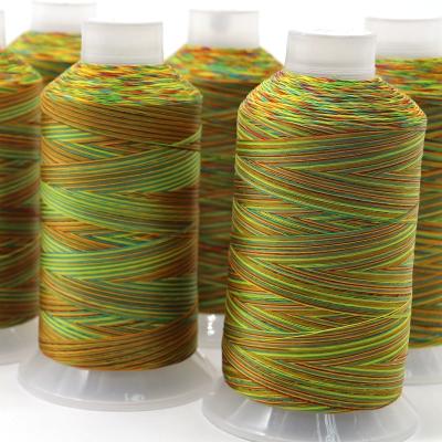 Cina Acque resistenti Boho Customized High Tenacity Rainbow Thread Cones Colorato Nylon Bonded Thread in vendita