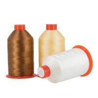 China High Tenacity 275g Polyester Bonded Thread for Leather Stitching Yarn Count 840D/3 for sale