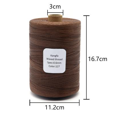 Cina Poliestere/ cerato 150D/16 colore cucito a mano filo di cera piatta per materiale per prodotti in pelle in vendita