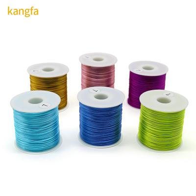 Cina 80m Nylon Cord 0.4mm Rope Bracelet String DIY Macrame Line per i braccialetti a filo di nylon in vendita