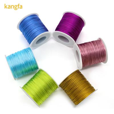 Cina 80m Nylon Cord 0.4mm Rope Bracelet String DIY Macrame Line per i braccialetti a filo di nylon in vendita
