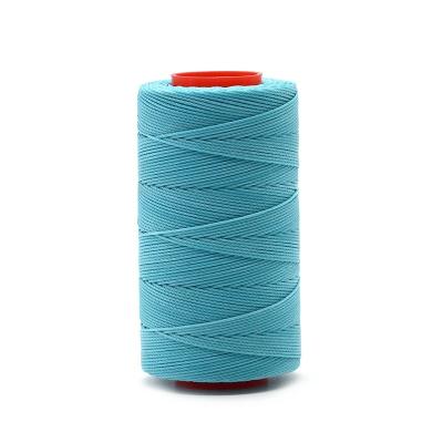 Cina Filo di cucitura in poliestere verde Filo cucito a mano in cuoio con cera 0,5 mm OEM ODM approvato in vendita