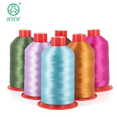 Cina 3000M TRSSOMABOND Thread 40S Nylon Diversi colori Filati ben legati Numero di filati 210D/3 in vendita