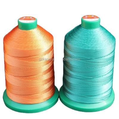 中国 多彩型 染色 500g 高強度 縫製 長糸 Tex90 280D/3 ナイロンボンド糸 販売のため