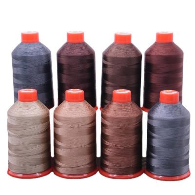 中国 Tex 70 結合ポリエステル糸 100% ポリエステルパターン染色工業縫製糸 販売のため
