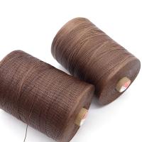 China Sample Free 1KG Flat Sewing Thread Polyester Braid Strength Leather Thread Wax Thread for sale