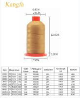 China Tex 70 Bonded Polyester Thread 100% Polyester Pattern Dyed Industrial Sewing Thread for sale