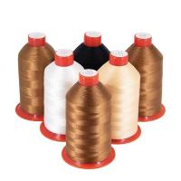 China Tex 70 Bonded Polyester Thread 100% Polyester Pattern Dyed Industrial Sewing Thread for sale