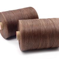 China Sample Free 1KG Flat Sewing Thread Polyester Braid Strength Leather Thread Wax Thread for sale