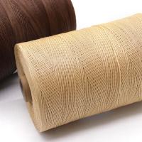China Sample Free 1KG Flat Sewing Thread Polyester Braid Strength Leather Thread Wax Thread for sale