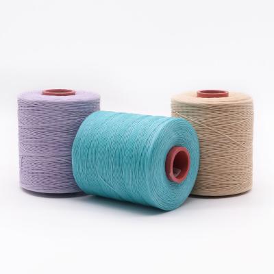 中国 210D/1*16 ポリエステル フィラメント リボン ワックス スレッド 革製品製造のトップ選択 販売のため