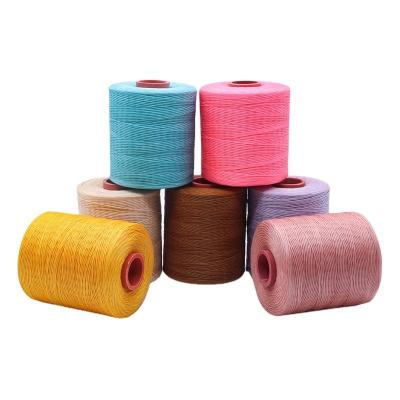 中国 ポリエステルワックス糸 ブレスレットコード 長さ680m 0.8mm Hilo Encerado De Coser 販売のため