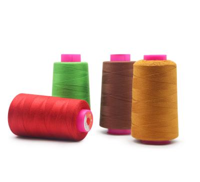 Cina Basso MOQ 40/2 Spun 100% filo di cucitura in poliestere per utensili per cuciture a macchina in vendita