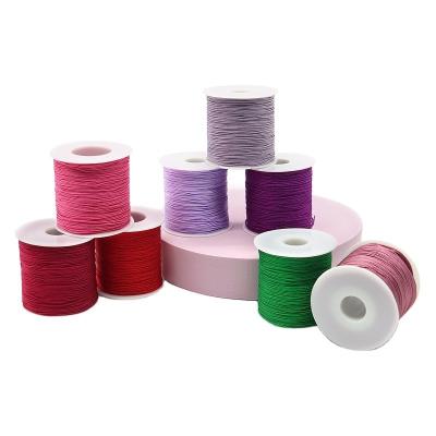 Cina Corde di filato artigianale di suede di nylon viola per la fabbricazione di singole o arcobaleno artigianale di perline in vendita