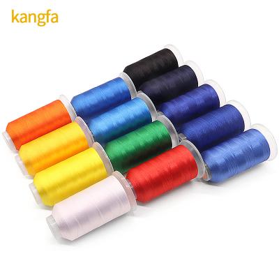 Cina Basso rimpicciolamento Vari colori confezioni di filo di ricamo in poliestere 5000M per tutte le macchine in vendita