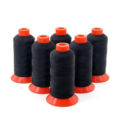 Cina 3000YDs T70 Filtro di nylon nero pesante taglia 69 210 D per tappezzeria e cucitura di tele in vendita