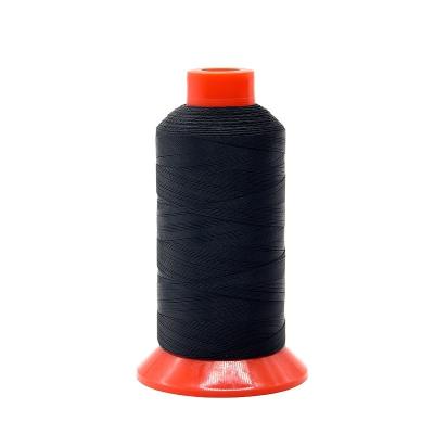 Cina 3000YDs T70 Filtro di nylon nero pesante taglia 69 210 D per tappezzeria e cucitura di tele in vendita