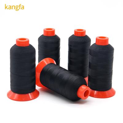 Cina 3000YDs T70 Filtro di nylon nero pesante taglia 69 210 D per tappezzeria e cucitura di tele in vendita