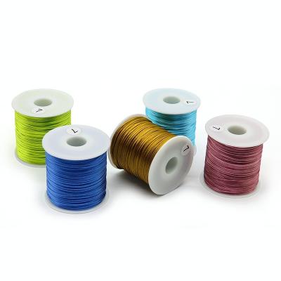 Cina 0.8mm filo di cordone di nylon protetto UV per la treccatura di braccialetti di macrame di nodo cinese in vendita