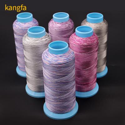 Cina 96 colori colore misto 4000 Yards Poliestere/Viscose 120D/2 Filato ricamato variegato in vendita